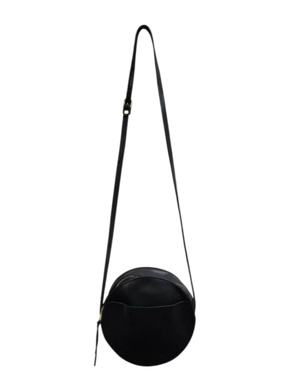Neva Opet | Bags | Neva Opet Marina Circle Bag Black Leather Round ...